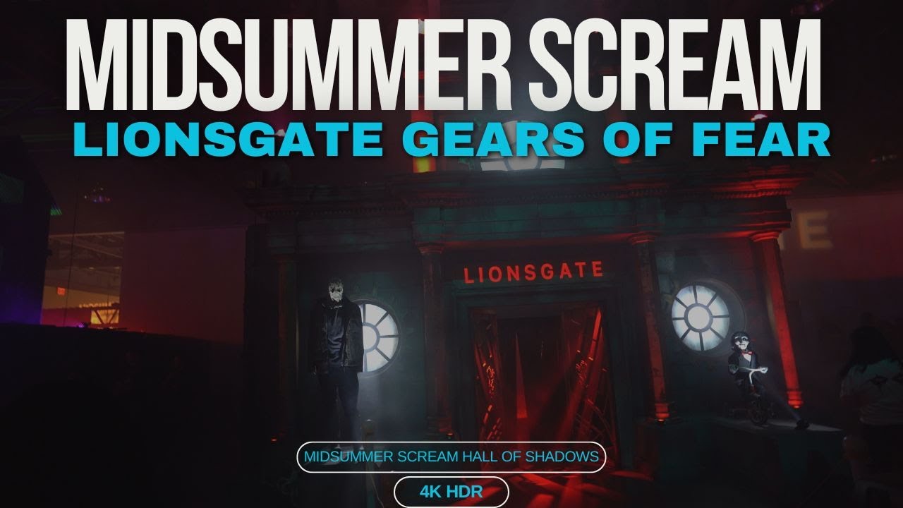 Lionsgate Gears of Fear at Midsummer Scream Hall of Shadows - YouTube