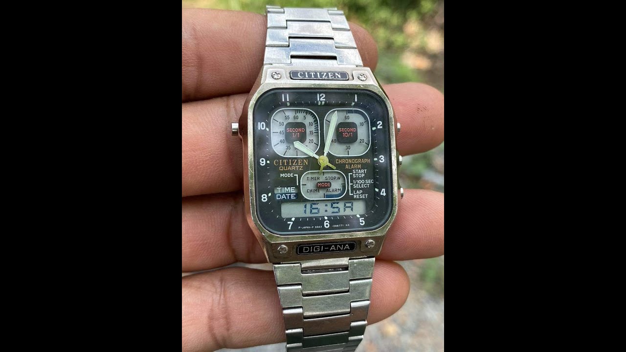 Citizen 8943 robot face - YouTube