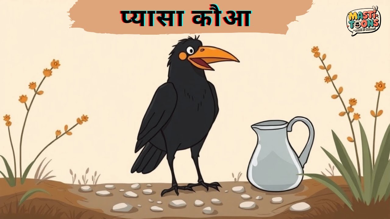 प्यासा कौआ | Pyasa Kauwa | Hindi Story | Kids Moral Story ...