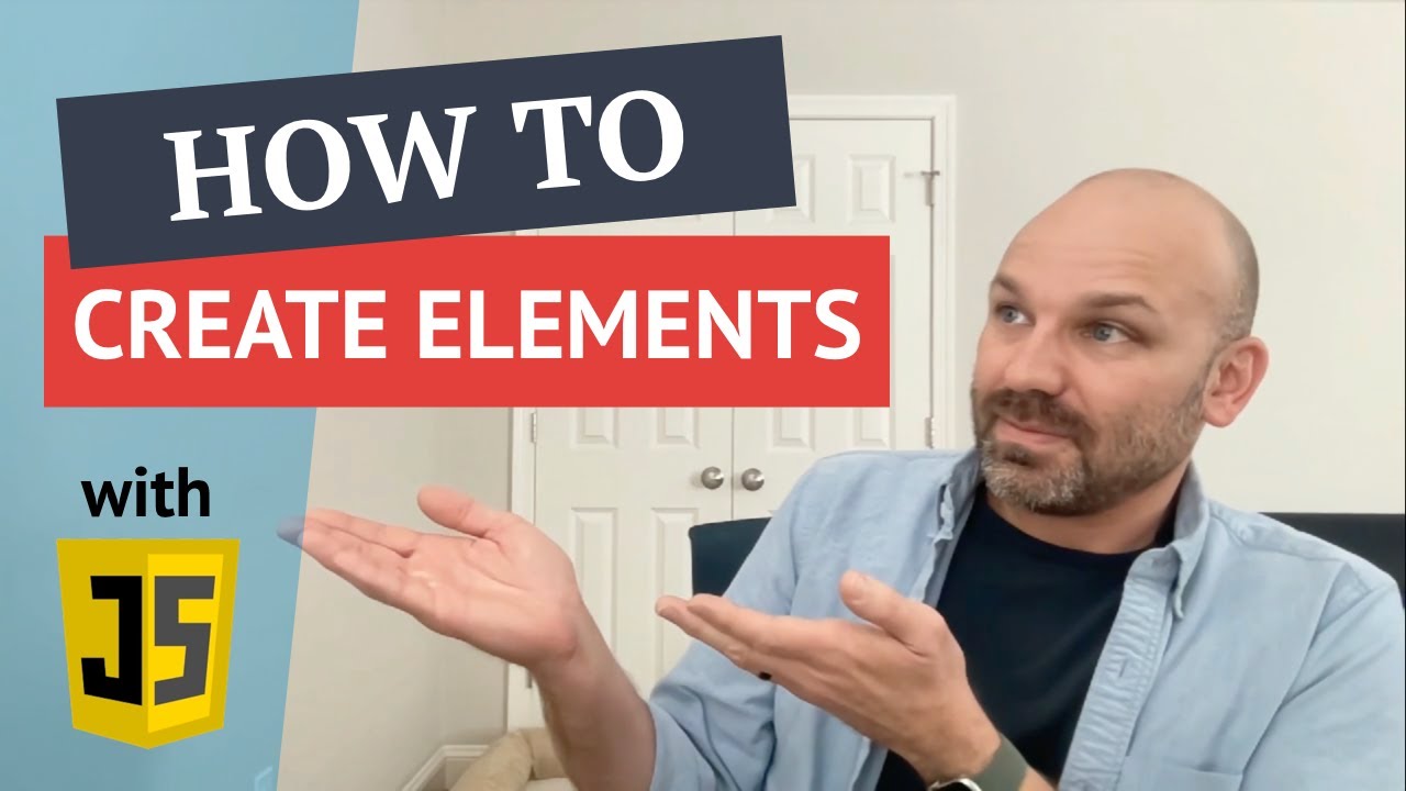 How To Create An Element With Vanilla JavaScript YouTube How To Create An Element With Vanilla JavaScript YouTube