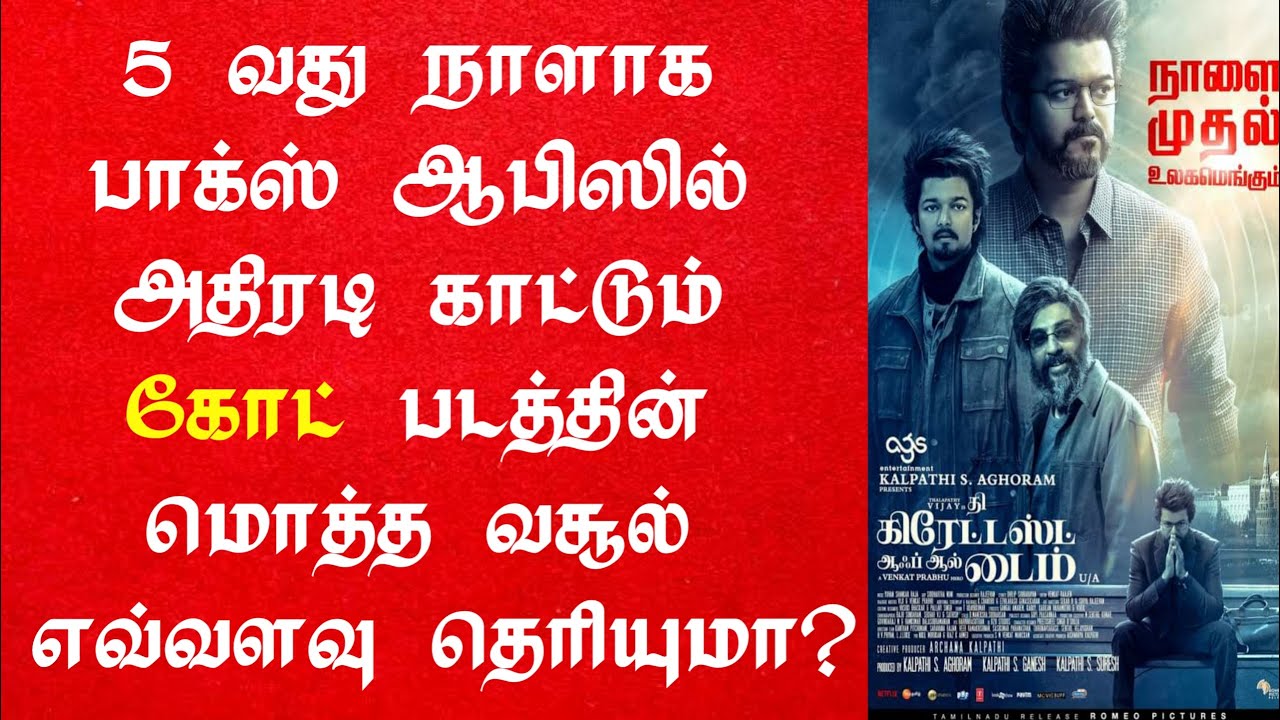 Goat Day 5 World Wide Box Office Collection | Goat 5th Day Collection ...