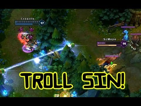 Chasing Troll Lee Sin - Funny (HD) - YouTube