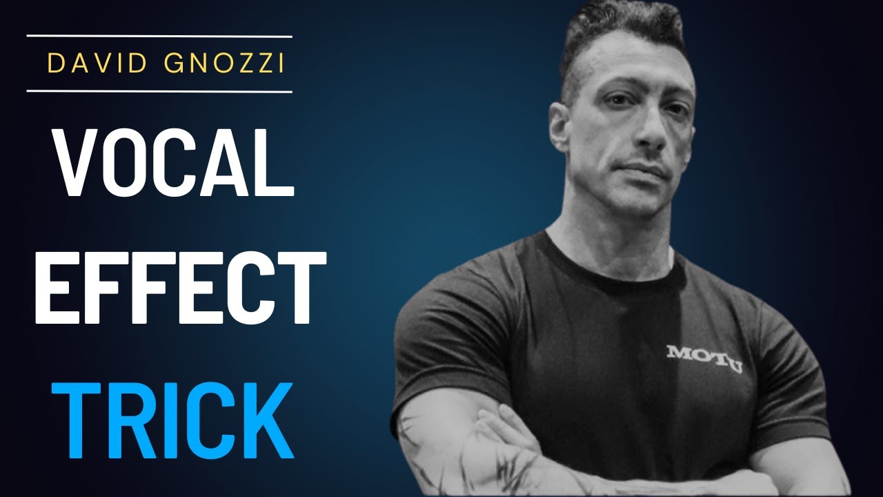 LEARNING FROM THE PROS: DAVID GNOZZI II VOCAL EFFECT TRICK! @mixbustv ...