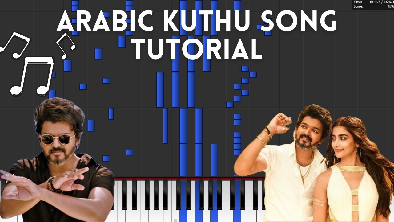 Arabic Kuthu Keyboard Tutorial|Beast|Thalapathy Vijay|Mithun Krishna ...