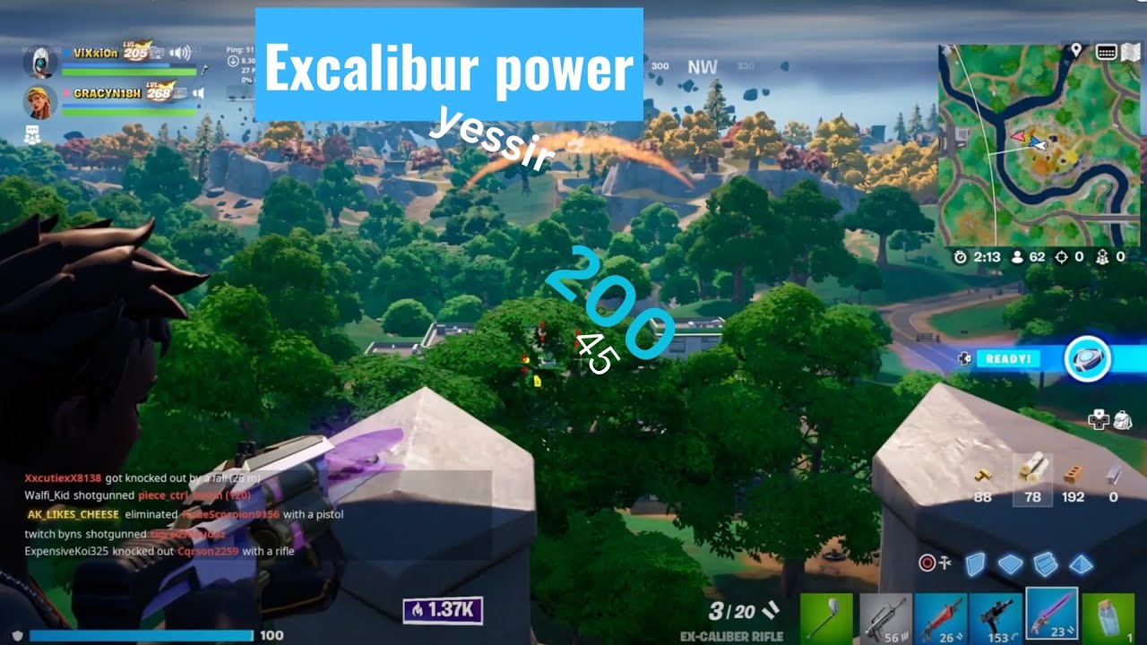 Excalibur rifle power - YouTube