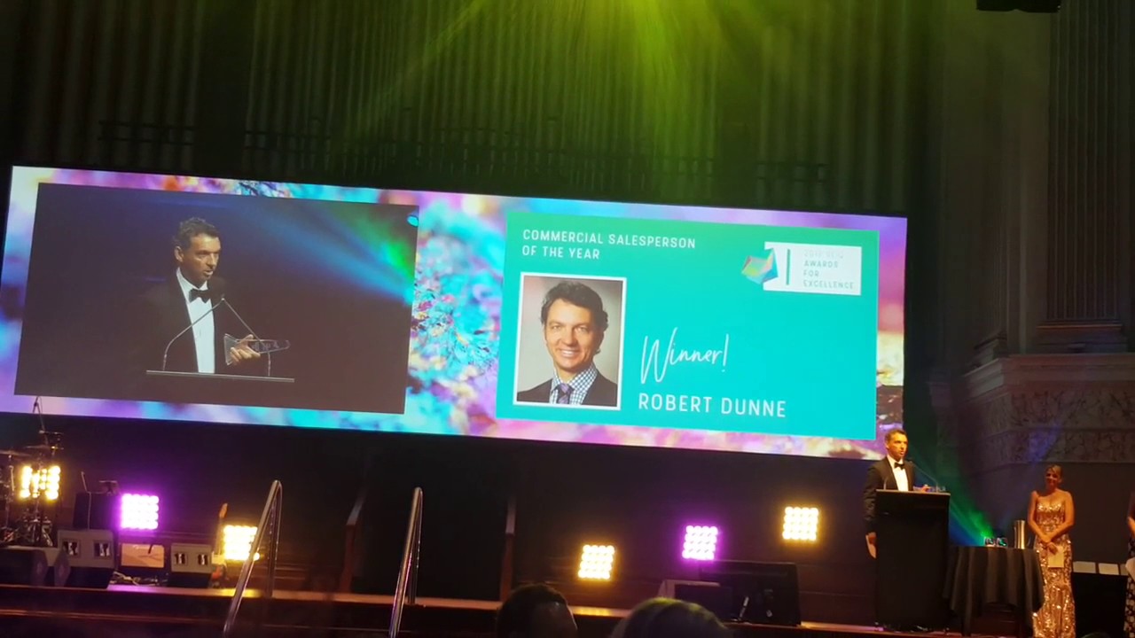 Savills Robert Dunne Accepts 2017 REIQ Award for Commercial Salesperson ...