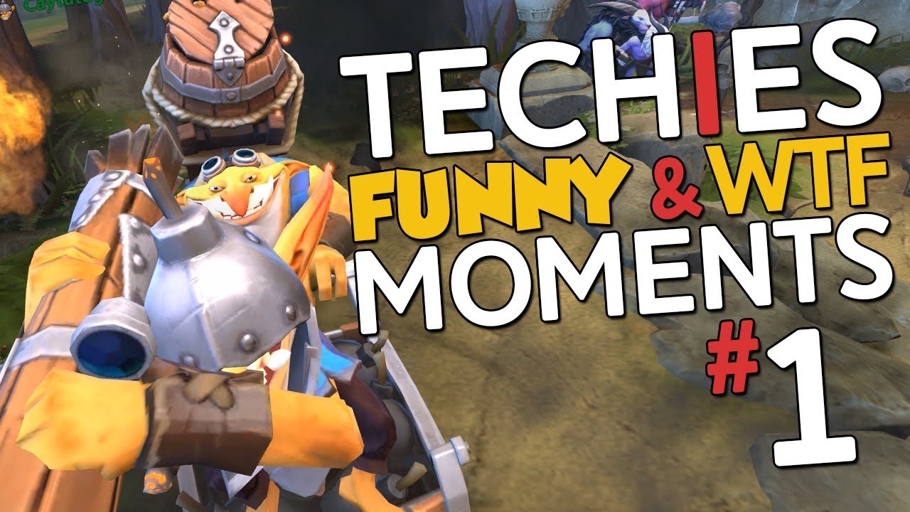 Techies WTF & Funny Moments #1 - DotA 2 + Arcana - YouTube