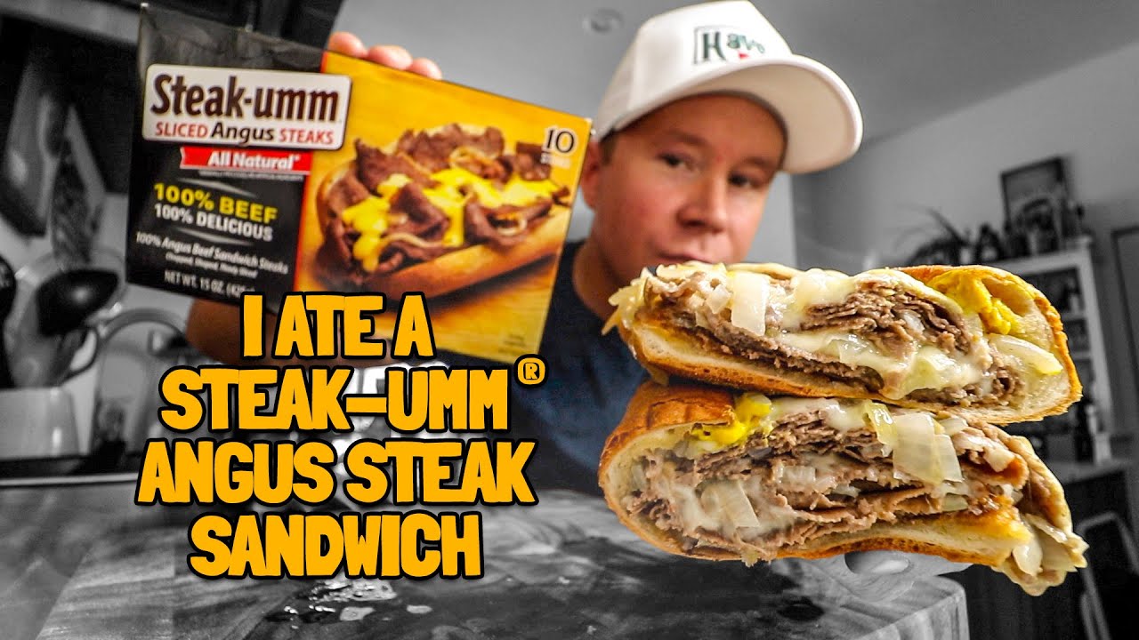 My first time eating an ANGUS STEAK-UMM® sandwich - YouTube