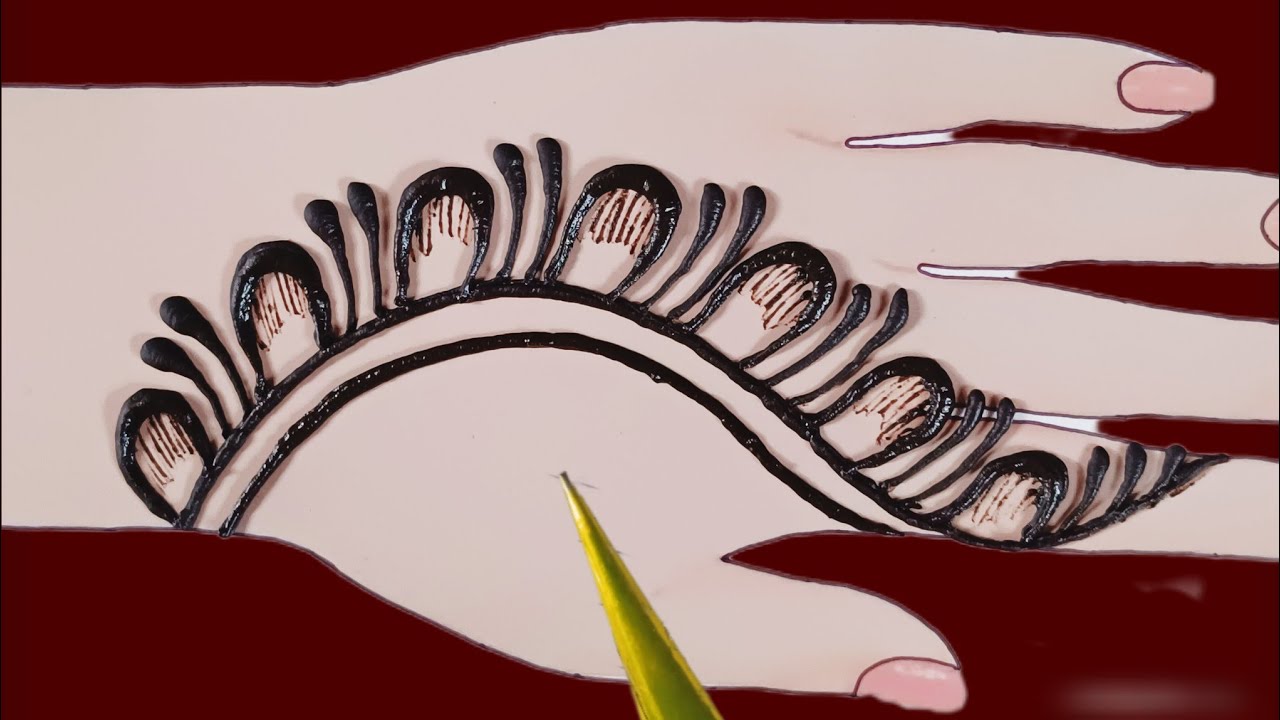 very beautiful mehndi design | madhi | madhi ke design | mendini design ...