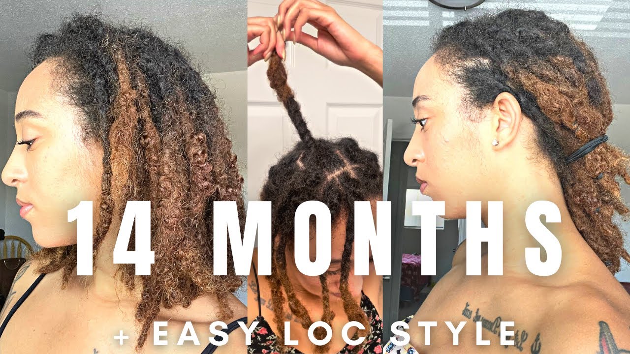 14 MONTH LOC UPDATE | THICK LOC CLOSE UP | + EASY NO RETWIST ROPE TWIST ...