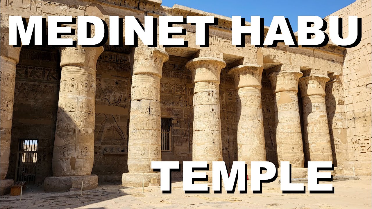 Egypt : Medinet Habu - Ramesses III Temple - Luxor . Medinet Habu ...