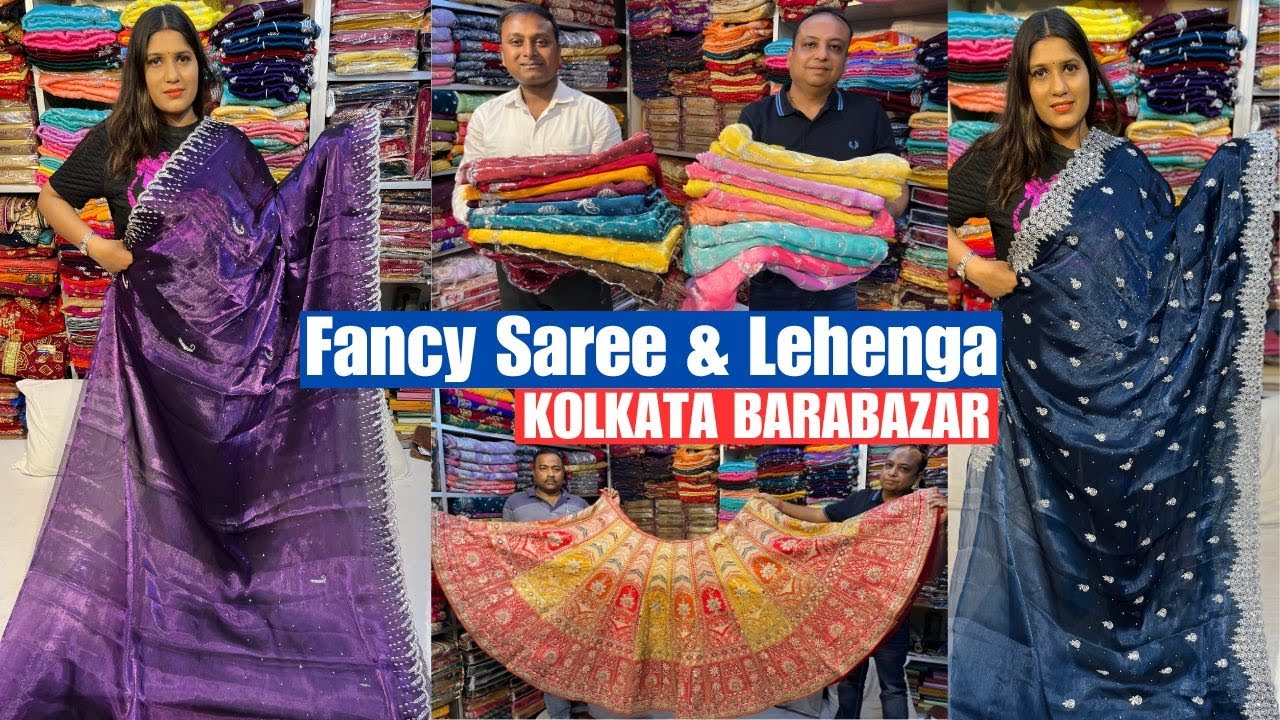 Radha Kishan Saraf : Fancy Saree & Lehenga Collection | Sadasukh Katra MG Road Kolkata Barabazar ...