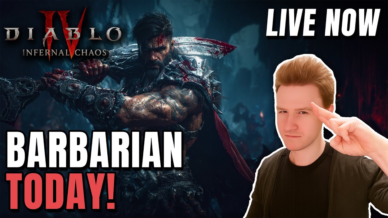 BARB TODAY How Bad is it?! Season 10 DIABLO 4 LIVE - YouTube