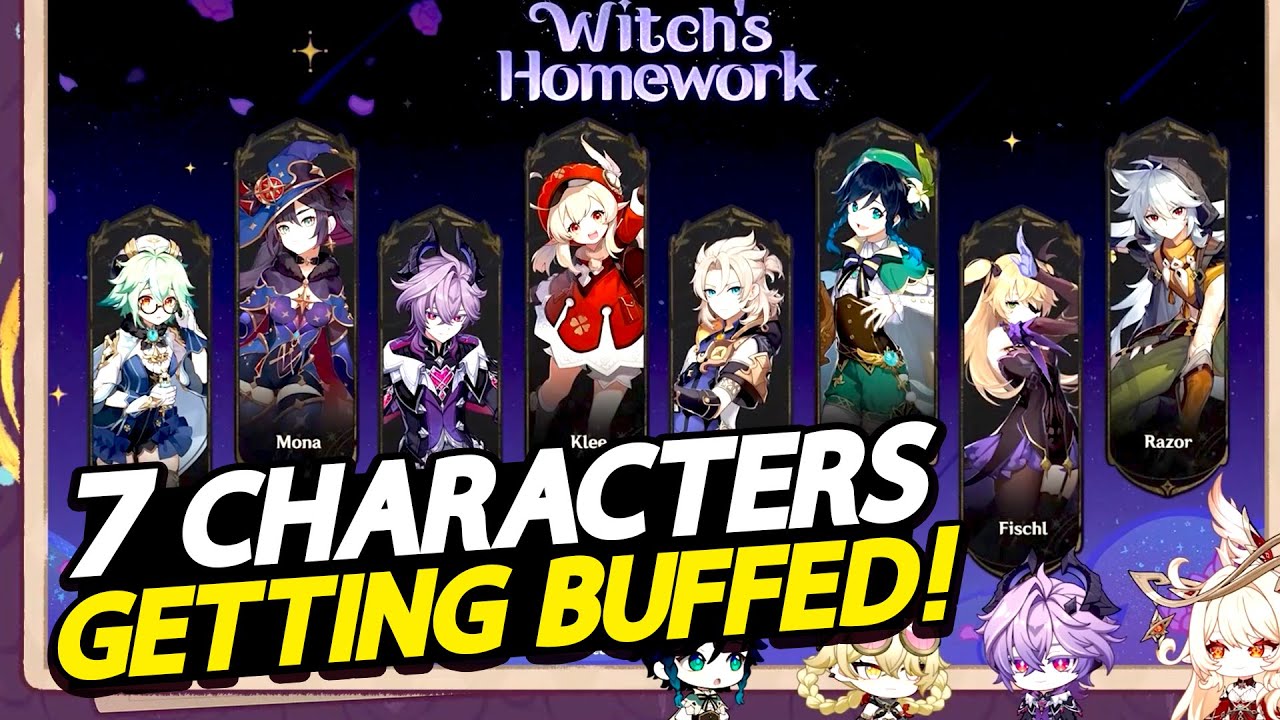 GENSHIN IS BUFFING OLD CHARACTERS! Hexerei Buffs Explained - YouTube