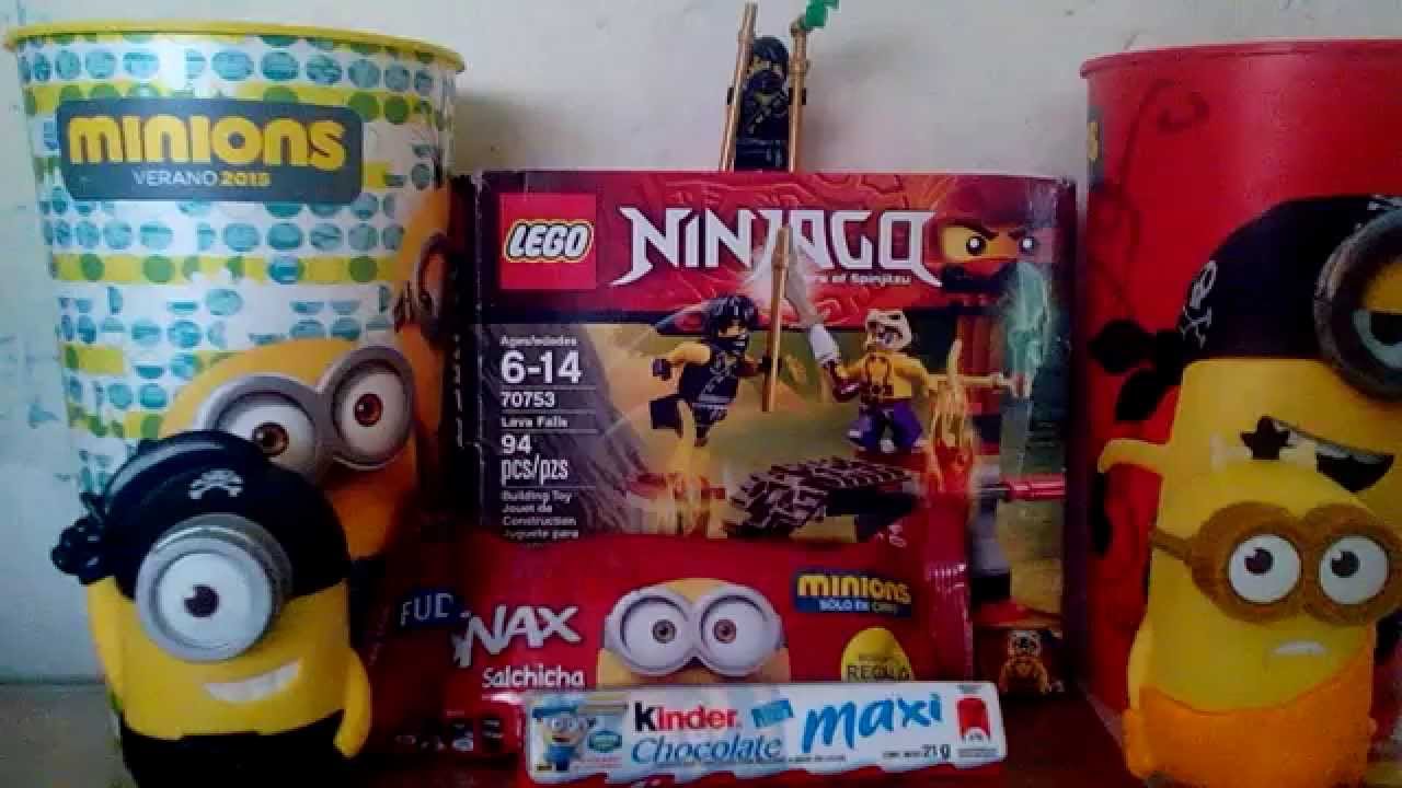 Fud snax y kinder max minions - YouTube