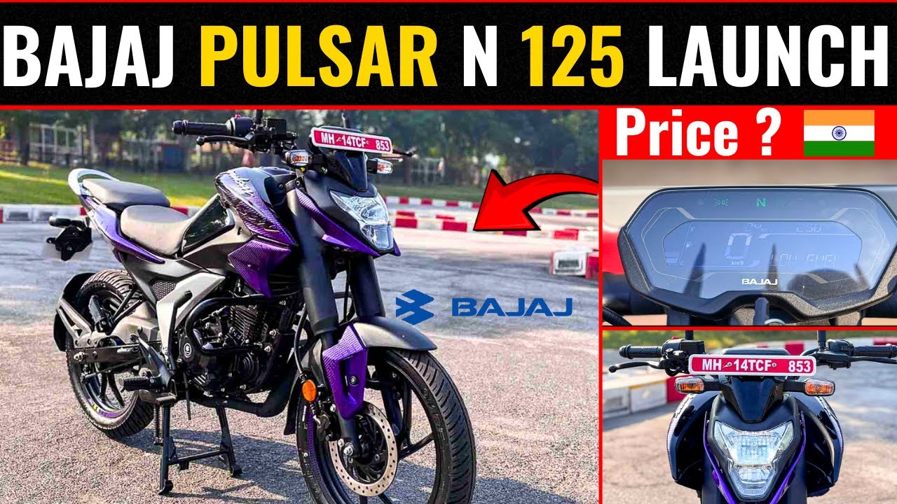 Bajaj Pulsar N 125 Launched 🏍️💨|Price|🔥Best Bike Under 1 lakh 2024 ...