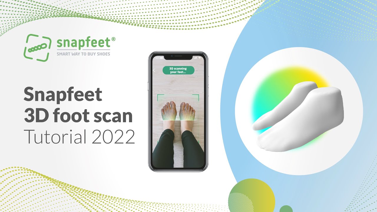 Snapfeet 3D foot scan tutorial 2022 - YouTube