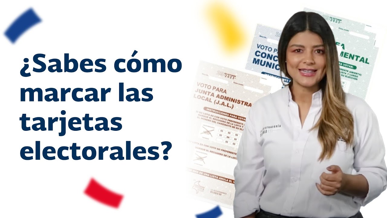 ¿Cómo marcar las tarjetas electorales para votar en las Elecciones ...