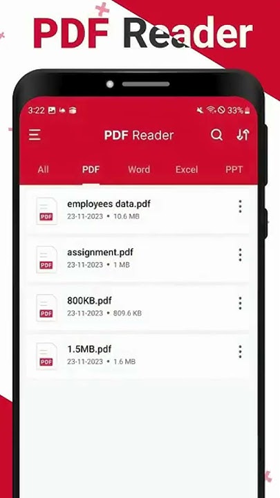 PDF Reader – PDF Viewer app has a built in PDF file manager - YouTube