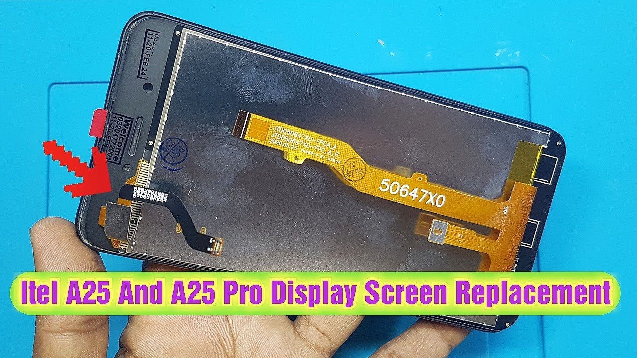 Itel A25 And A25 Pro Display Screen Replacement - YouTube
