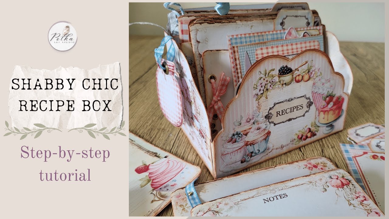 Crafting a Charming Shabby Chic Recipe Box: Complete Step-by-Step ...