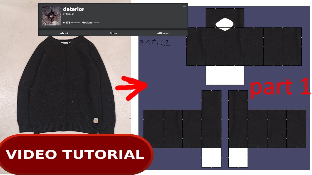 full Roblox realistic shirt designing tutorial - YouTube