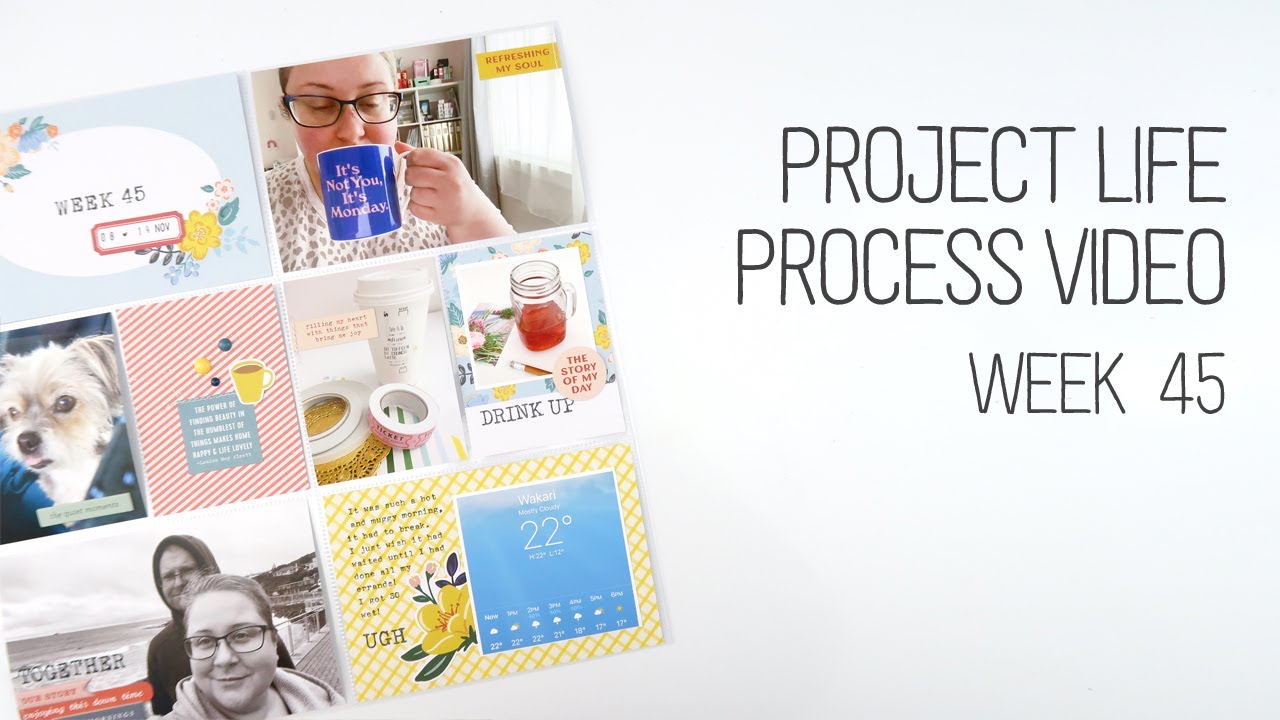 Project Life 2021 Process Video // Week 45 // Citrus Twist - YouTube