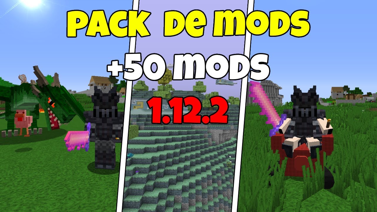 El Mejor pack de MODS para Minecraft 1.12.2 y Especial 300 subs - YouTube