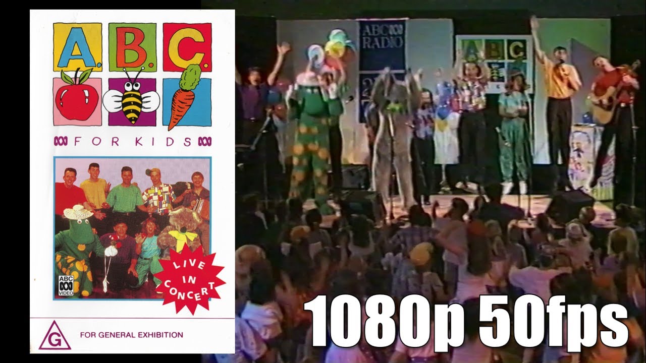 ABC For Kids: Live In Concert (1993 VHS - 50fps) - YouTube