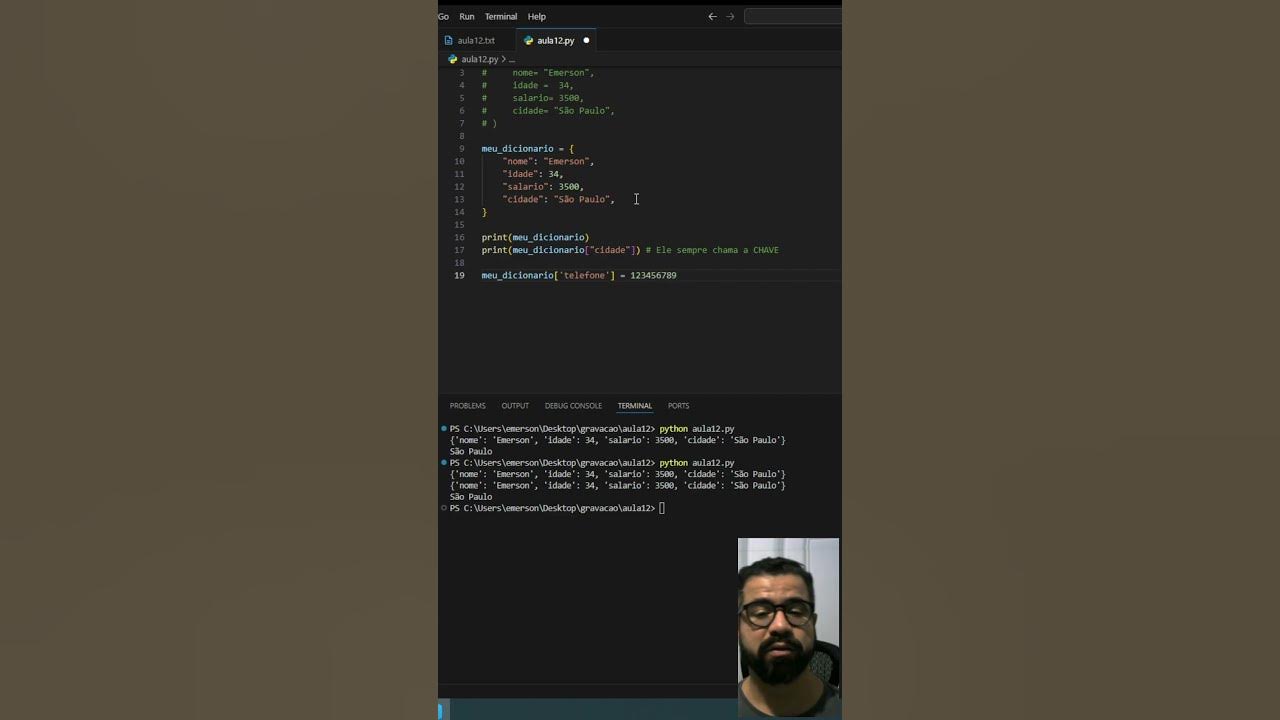 Python Adicionando Elementos #python #javascript #coding #code #programming #php #html #css #php ...