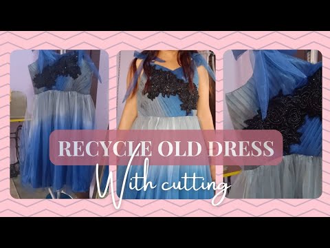 recycle old dress into new ️ #dressdesign #newdesign #fashion # ...