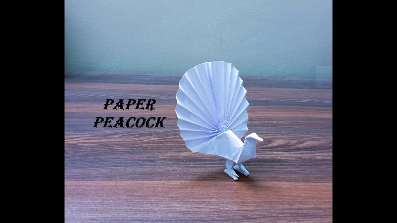 Paper Peacock - YouTube