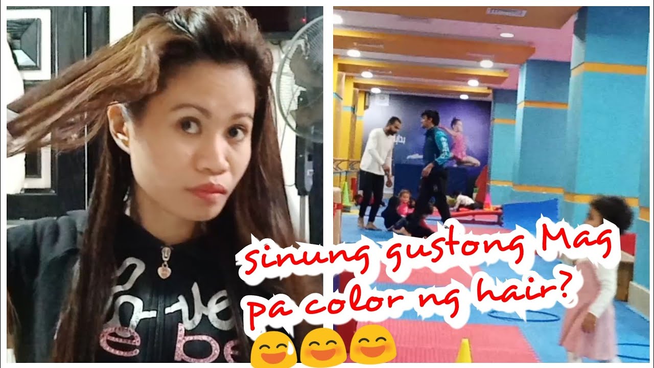 Nag color ng hair at balik Gymnast c zien - YouTube
