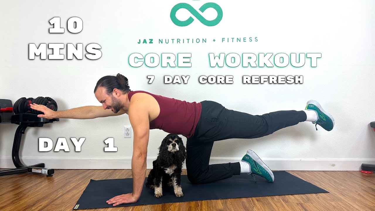 10 Min Core Workout for All Fitness Levels | Six Pack Abs | Low Impact ...