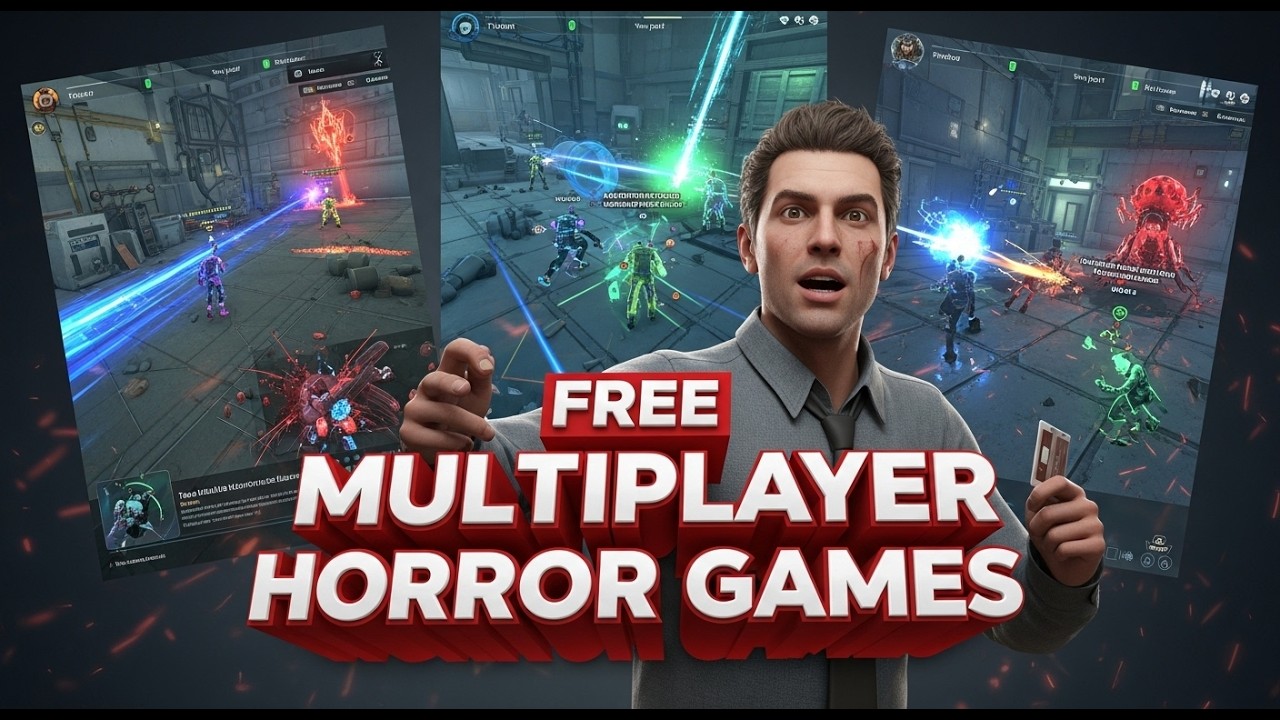 10 Best Free Horror Games On Steam Multiplayer - YouTube