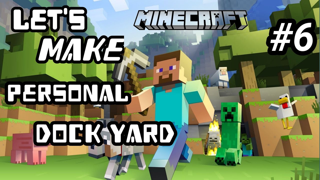 LET'S MAKE A DoCK For My Ships | Minecraft Survival Series Day 6 # ...