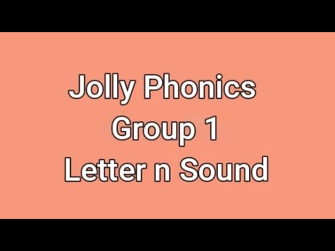 Jolly Phonics letter N sound - Group 1 | How to teach sounds and ...