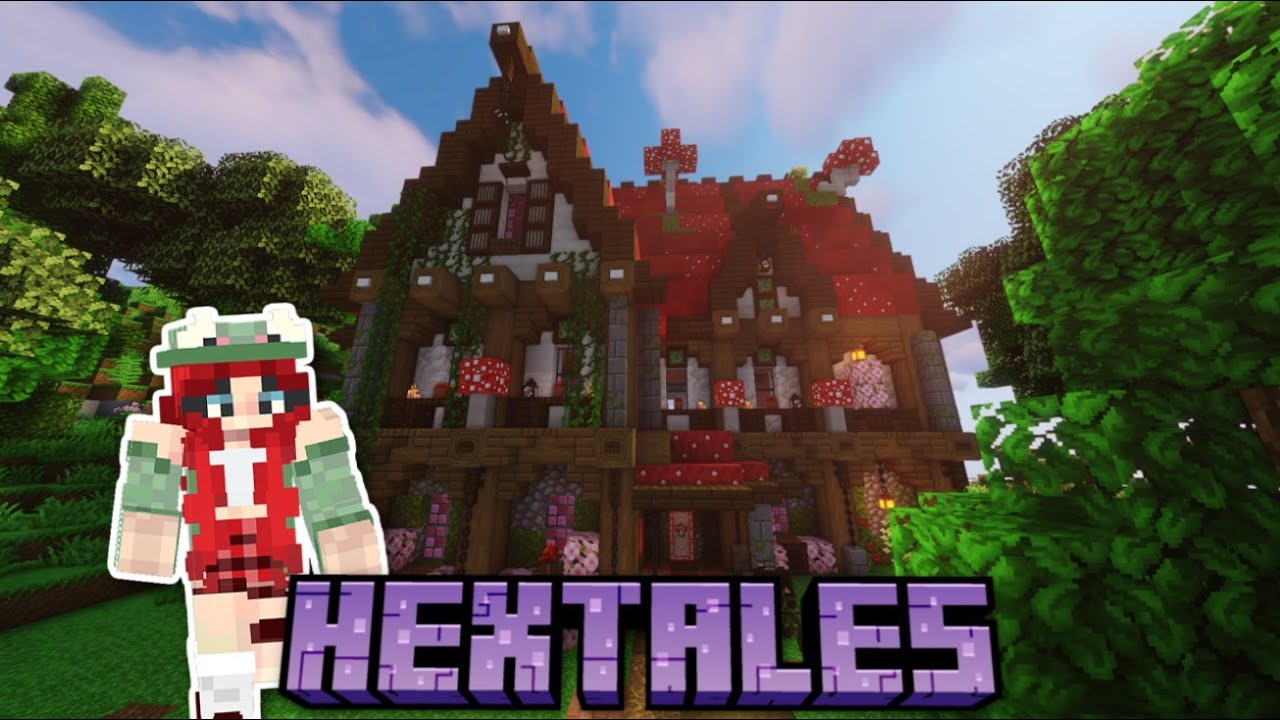 🌱🌻🌞 BUILDING A CUTE BASEMENT CHEST ROOM | HEXTALES SMP 🌞🌻🌱 - YouTube