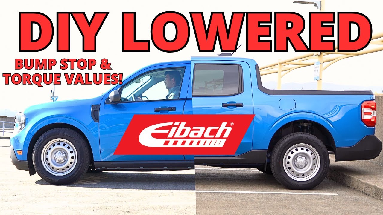 DIY How to Install Eibach Lowering Spring on 2022-2025 Ford Maverick ...