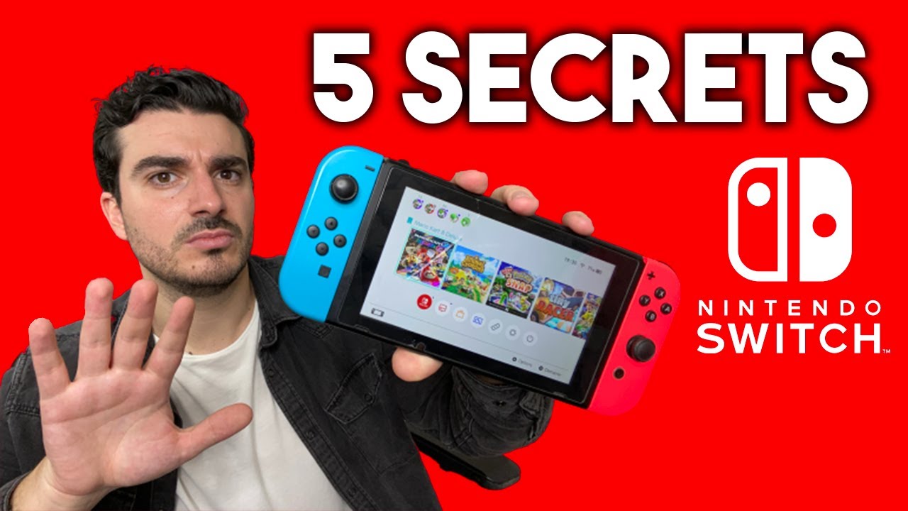 5 SECRETS CACHÉS sur la NINTENDO SWITCH ! - YouTube