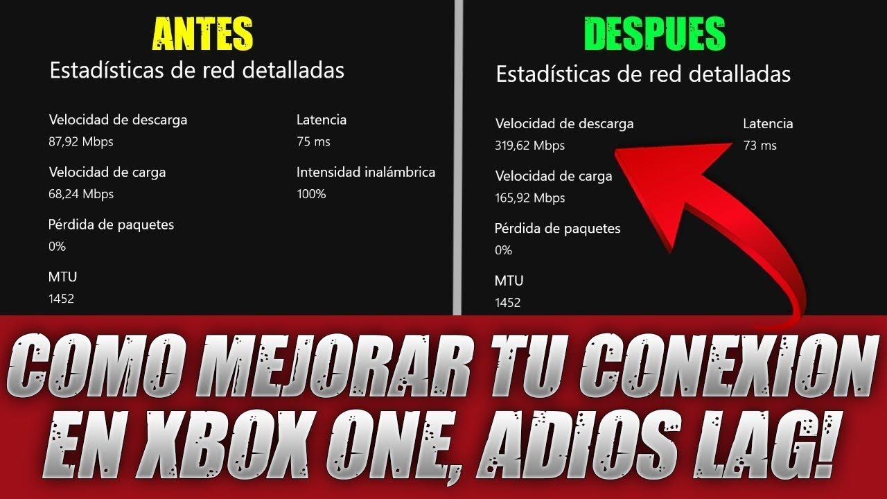 COMO MEJORAR LA CONEXION DE TU XBOX ONE // REDUCIR LAG // BAJAR PING ...