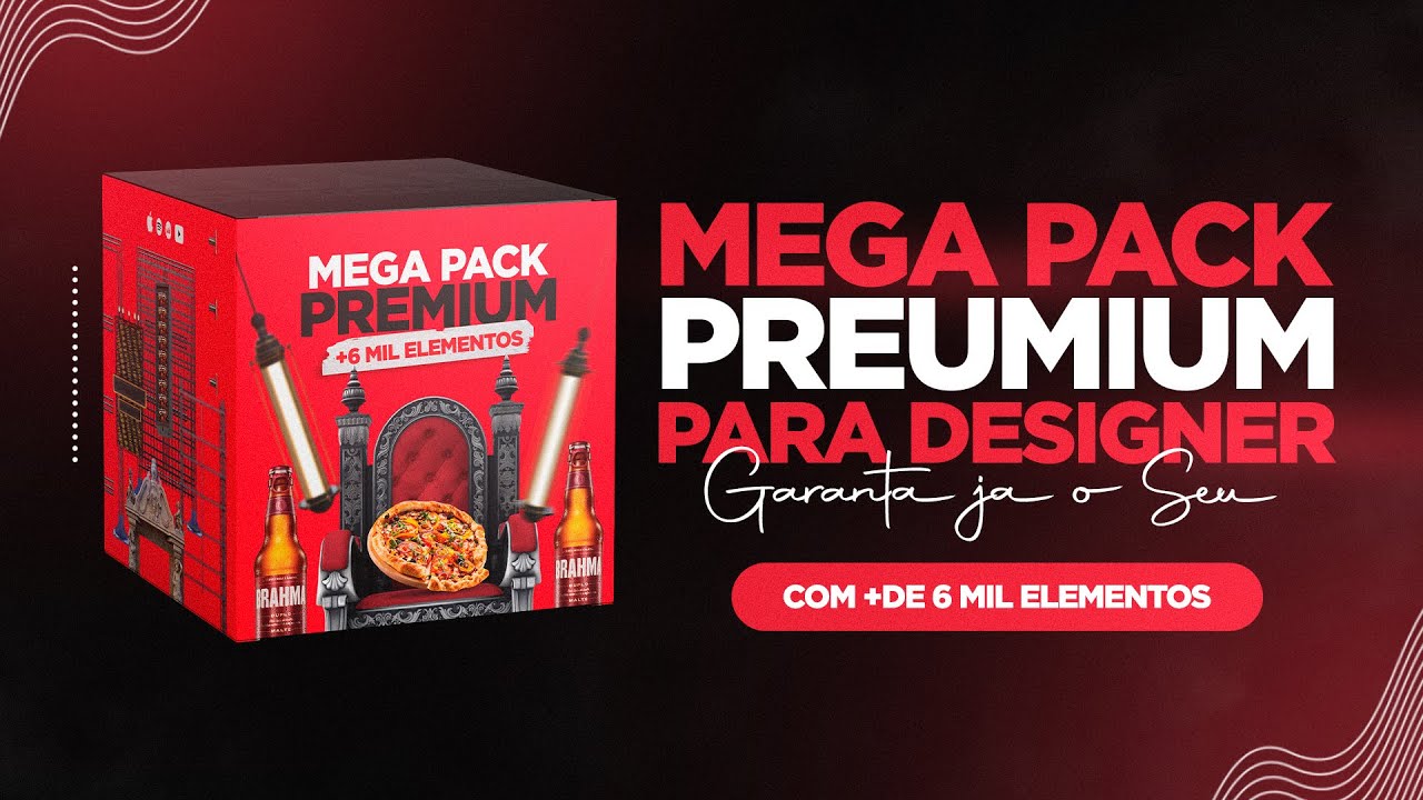 MEGA PACK PREMIUM PARA DESIGNER - GARANTA JÁ O SEU - YouTube