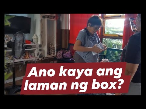 Hirap buksan ng box. Ano kaya ang laman. Sasaya kaya si mother. # ...