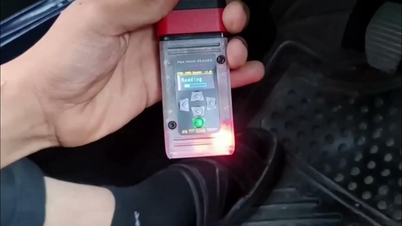 PSA Immo Reader Emergency Start Key Programming - YouTube