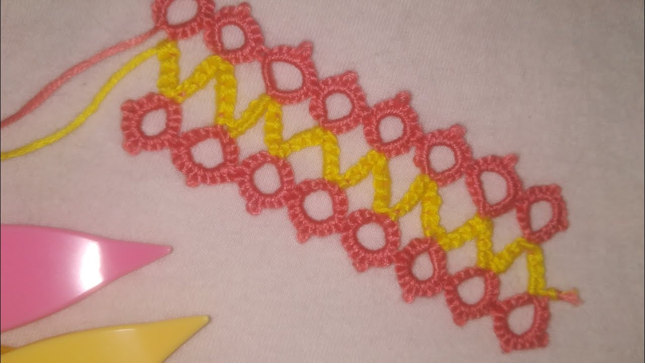Easy Shuttle Tatting Lace. - YouTube