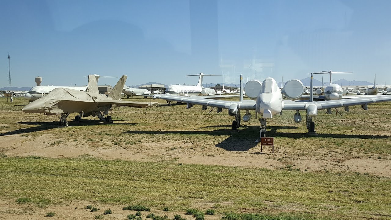 Aircraft Boneyard - Davis Monthan AFB - YouTube