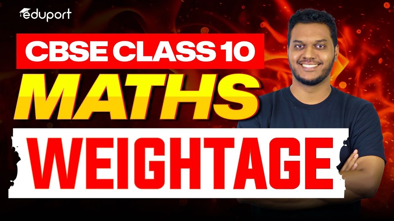 Maths Weightage | CBSE Class 10 - YouTube