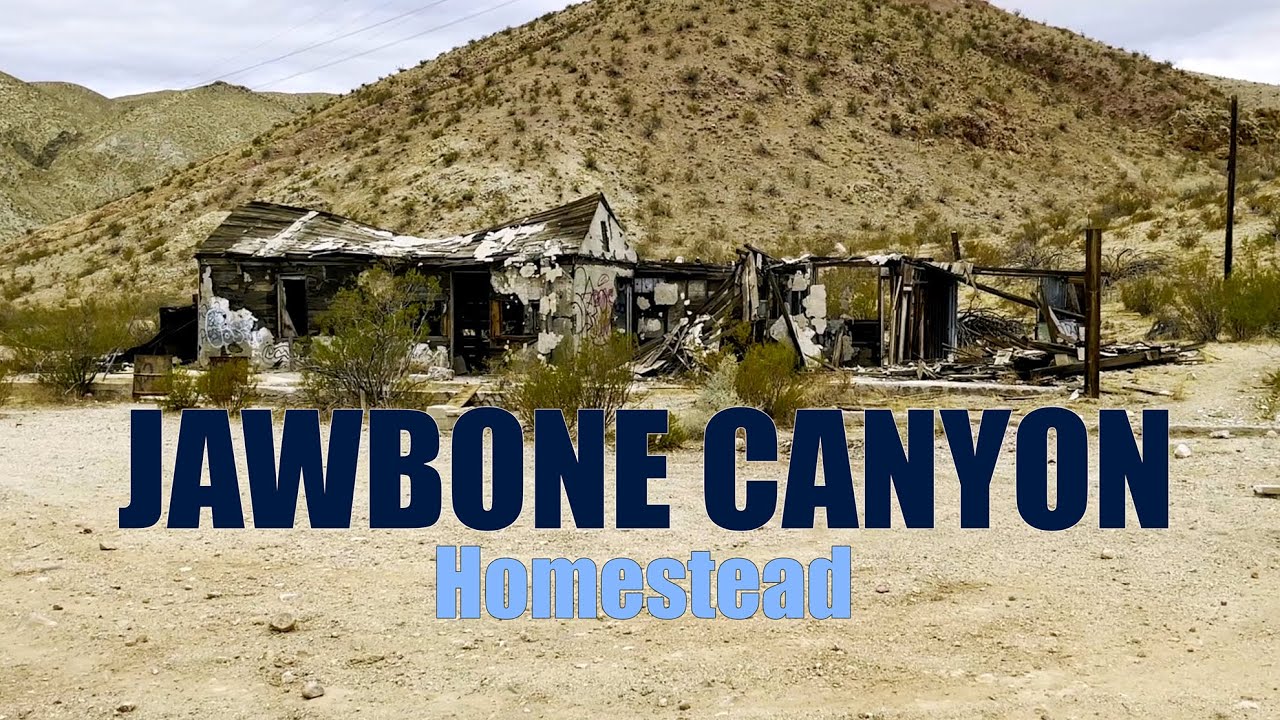 A Quick Look at an Abandoned Jawbone Canyon Homestead - YouTube
