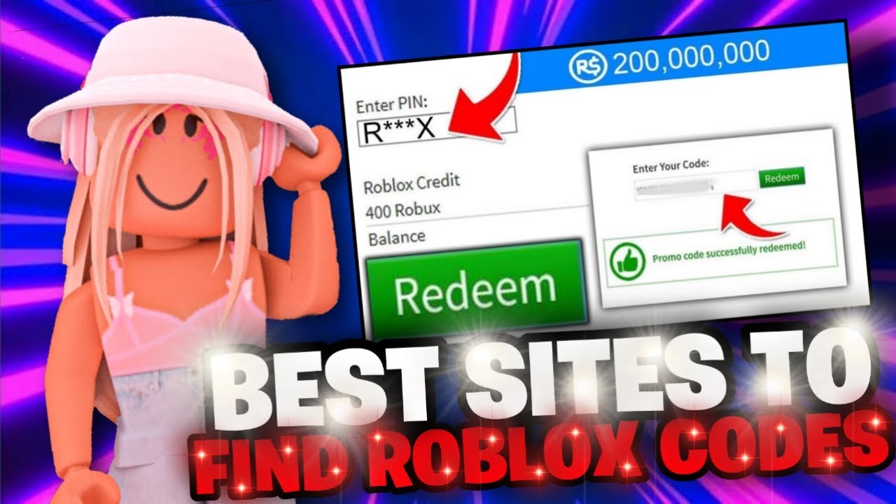 10 BEST SITES TO FIND ROBLOX CODES - YouTube