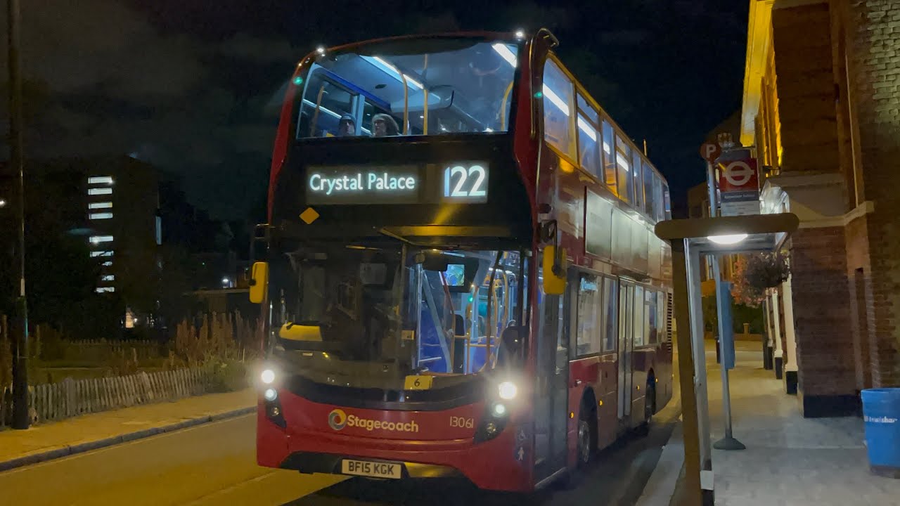 Journey on the London Bus Route 122 | Enviro400MMC 13061 BF15 KGK - YouTube